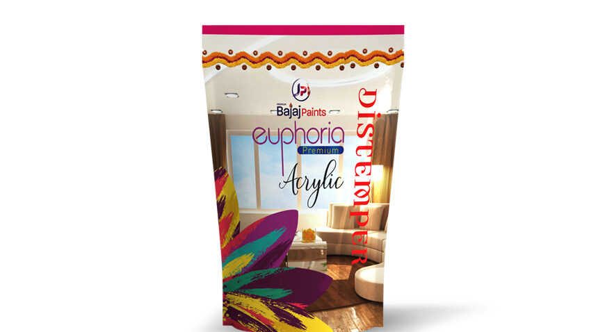 Euphoria Acrylic Distemper Pouch – Bajaj Paints